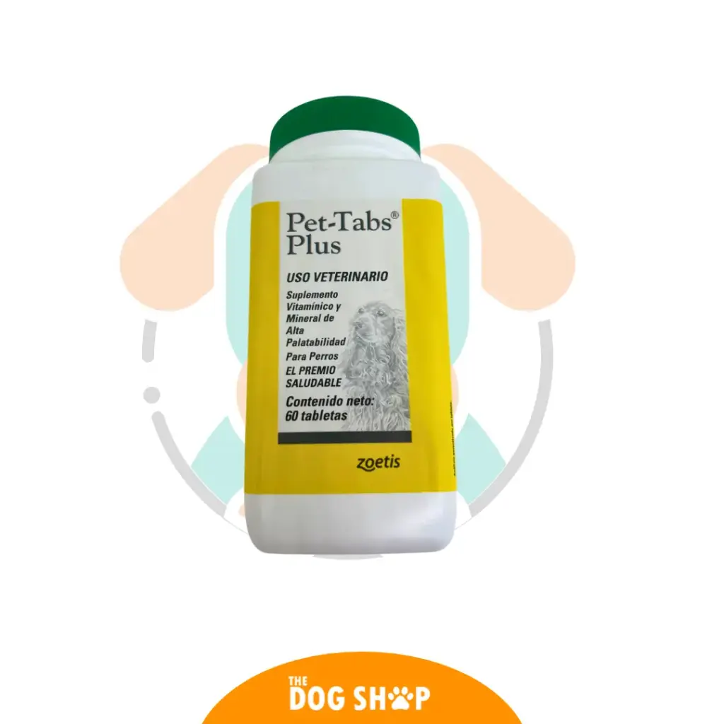 Pet Tabs Plus 60 tabletas | THE DOG SHOP HN